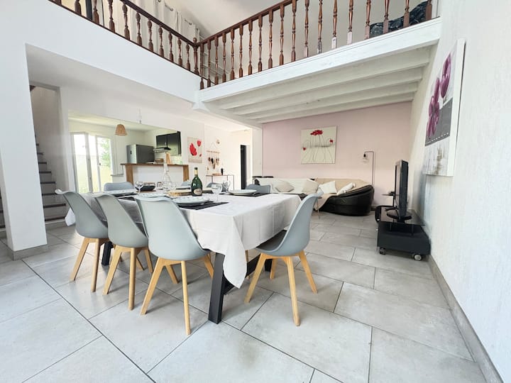 Maison 6 Pers, Clim, Garage, Plage à 800m - Canet-en-Roussillon