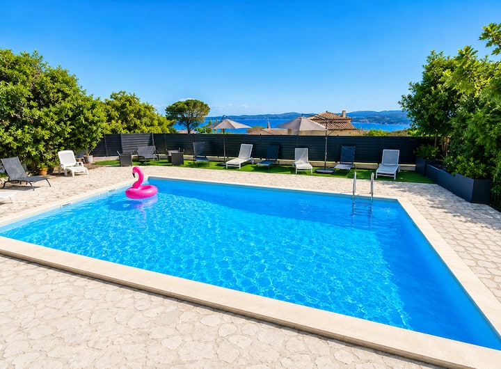 Villa Vue Mer, Piscine, 10 Pers., Climatisation - Roquebrune-sur-Argens