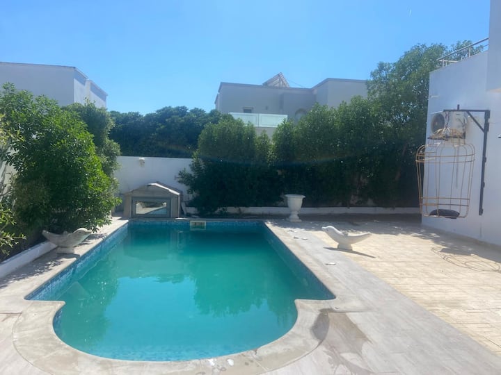 Villa Meublée Avec Piscine Près De La Mer - Korbous