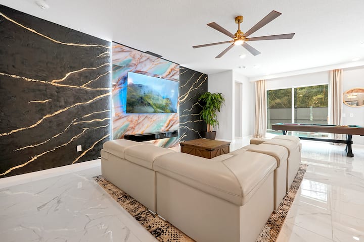 Classy 12br, 11.5bath, Sleeps 32, Theater, Game Rm - Kissimmee