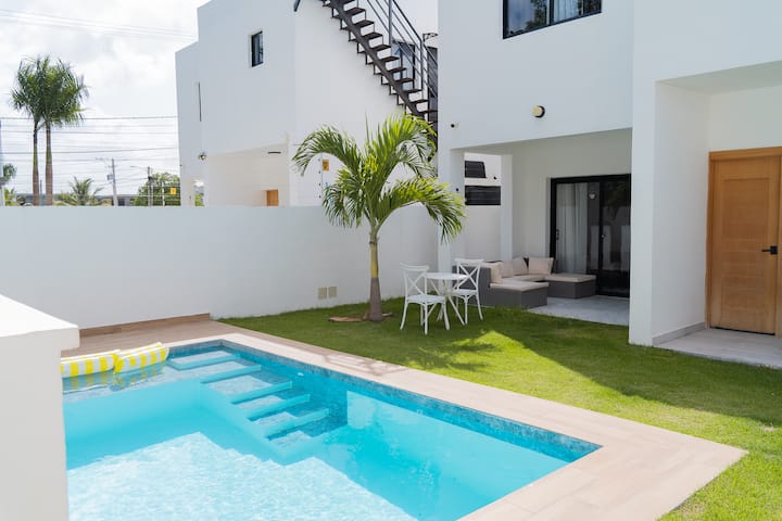 Villa 3br Con Piscina Privada Y Bbq | Punta Cana - Punta Cana