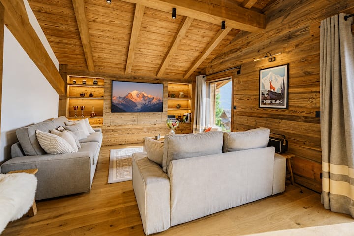 Chalet Céleste Vue Mont Blanc - Combloux