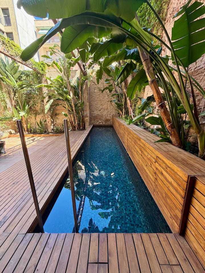 Exclusive Cozy Apartment With 2 Swimming Pools, - Barcelona