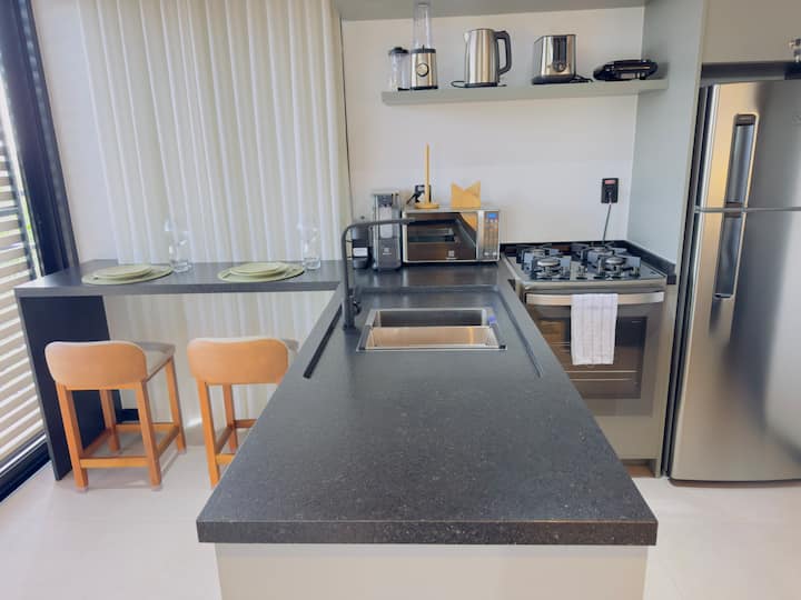 Cabana Modular | Banheira | Pôr Do Sol | Lareira - Serra Negra