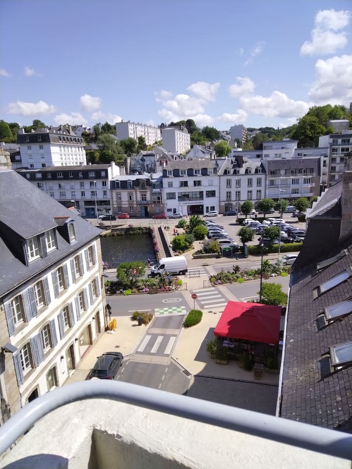 Charme Urbain à Morlaix, Appartement Vu Port. - Morlaix