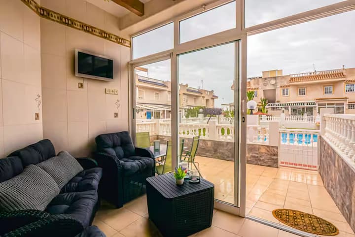 Deluxe Apartment, Direct Pool Access, 1 Km Beach - La Mata