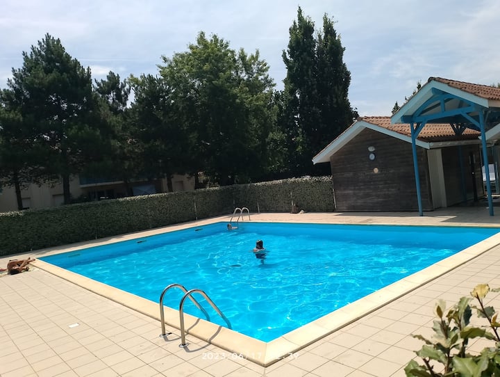 Maison Dans Une Résidence Sécurisée Avec Piscine - Biscarrosse Plage