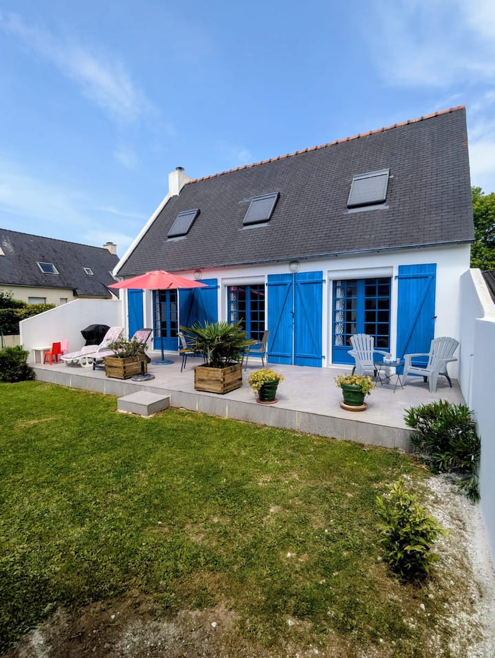 Charmante Maison Avec Jardin Terrasse 4 Personnes - Île-Tudy