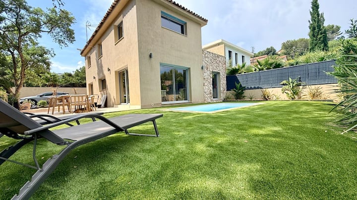 Villa Neuve 6 Pers Piscine Plage à 800 M - Saint-Aygulf