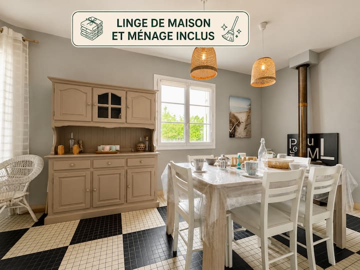 À Pied De L'océan ! Maison Cosy Jusqu'à 7 Pers. - Montalivet les Bains