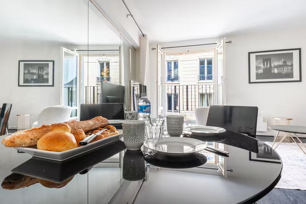Elegante Suite mit 1 Schlafzimmer und Terrasse in der Nähe des Arc de ...
