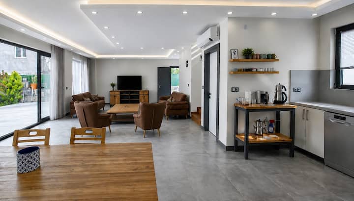Luxury Villa | Pool | Mountain View | Nearby Beach - Palamutbükü Plajı
