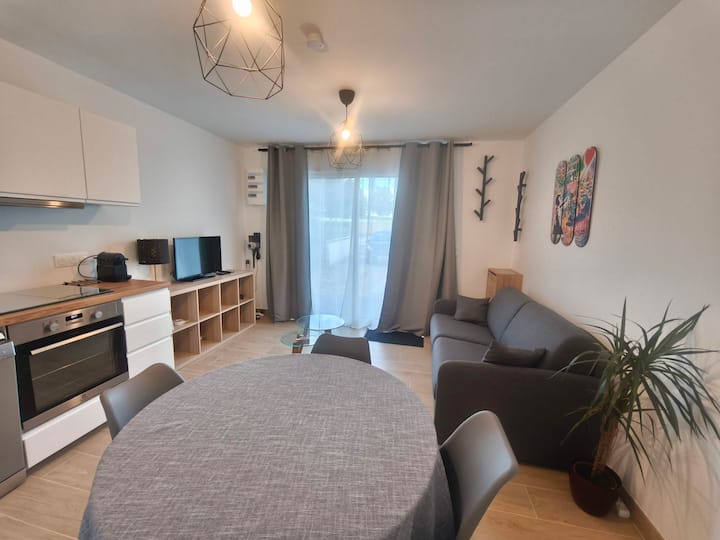 T2 32m² Calme Et Moderne – Proche Caen Et Mer - Lion-sur-Mer