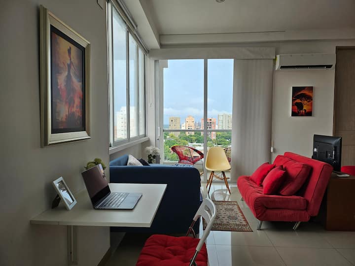 Bquilla's Top Area: Studio, Pool, Jacuzzi, Gym - Barranquilla