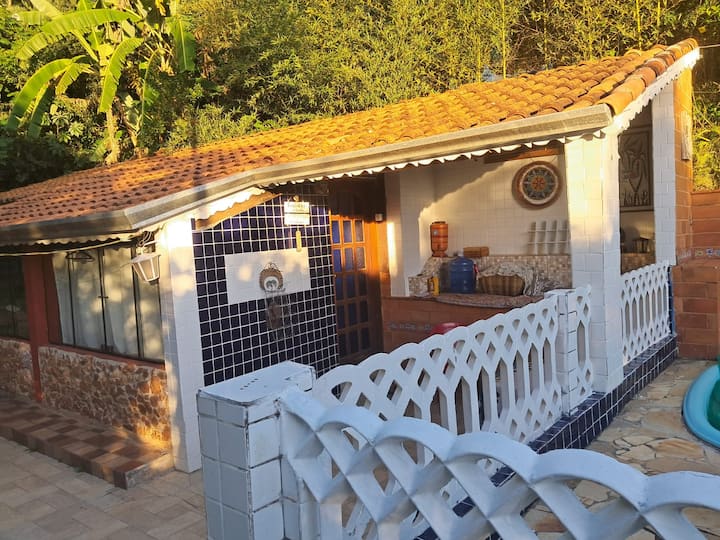Chácara Casa Na  Mata Céu Iluminado - Guararema