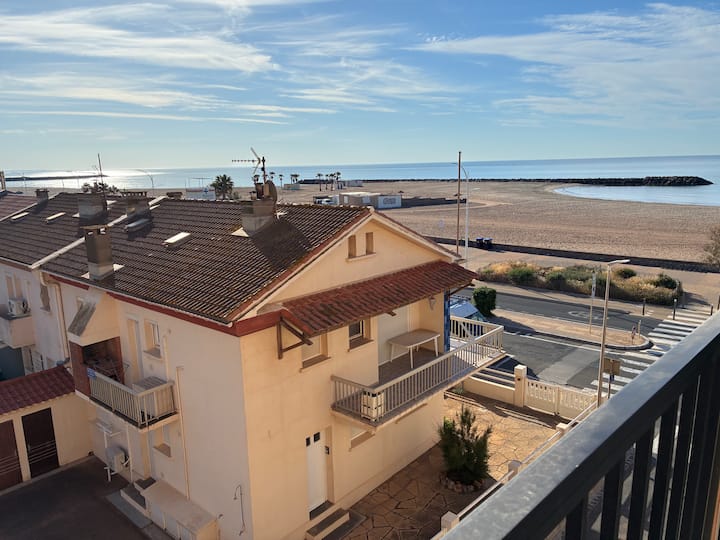 Charmant Studio Cabine 3 Pers Vue Mer+linge Inclus - Valras-Plage