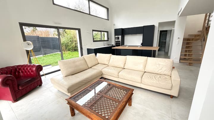 Maison D'architecte 4 Chambres à 10 Min De La Mer - Département Loire-Atlantique