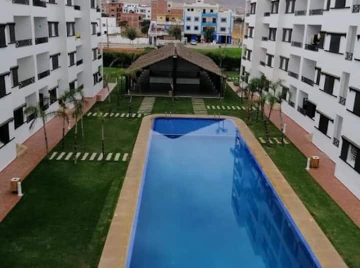 Confort Et Piscine En Résidence Fermée Et Securisé - Oued Laou