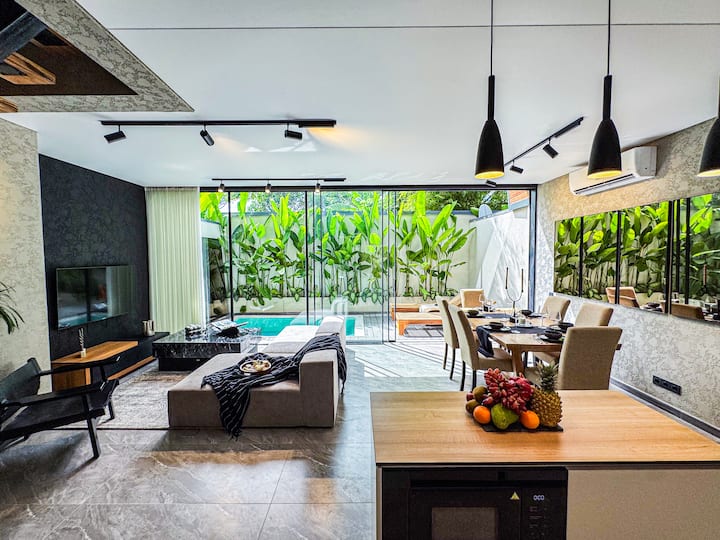 Art Luxury Loft With Working Desk, Instalook Pool - インドネシア