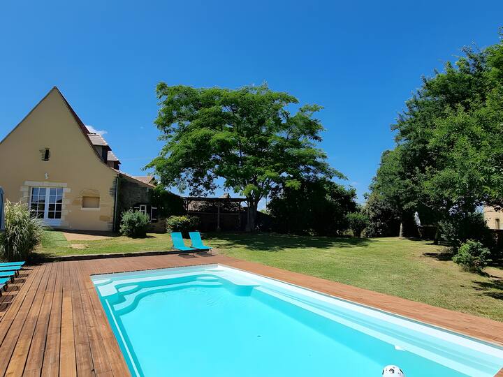 Gîte 10 À 12 Personnes Avec Piscine - Monpazier