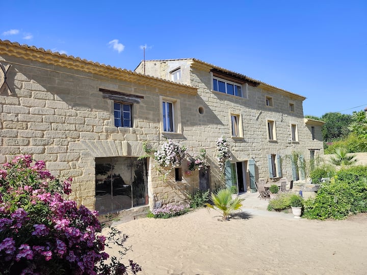Le Mas Des 2 Tilleuls Appartement Proche Uzès - Uzès