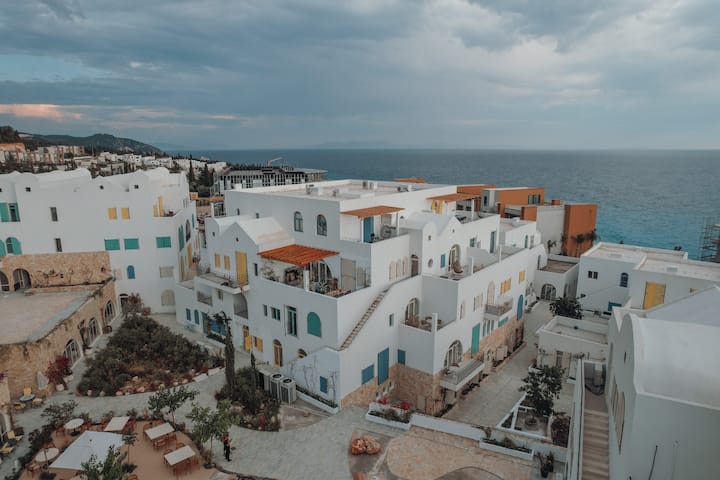 302-deluxe Double Room With Balcony And Sea View - Dhermi