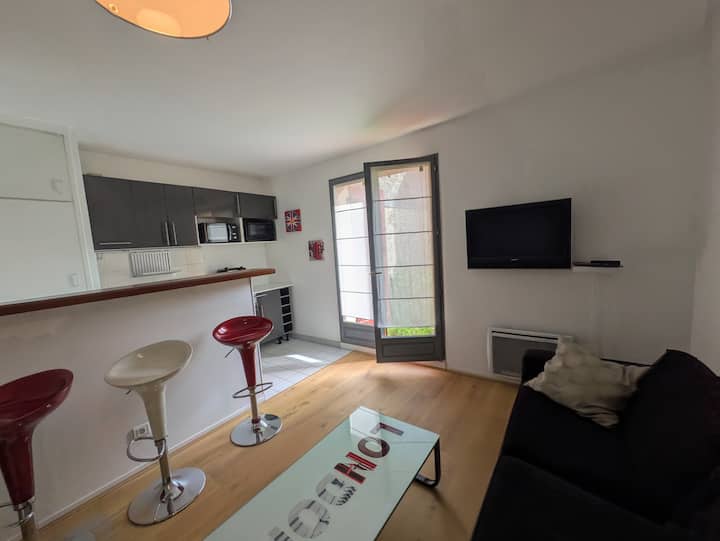 Studio Jardin & Centre-ville - Pont-l'Évêque