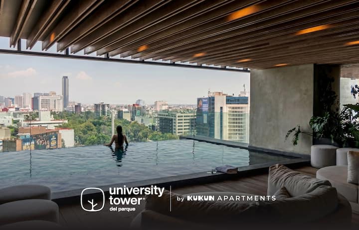 University Tower By Kukun Apartments - México