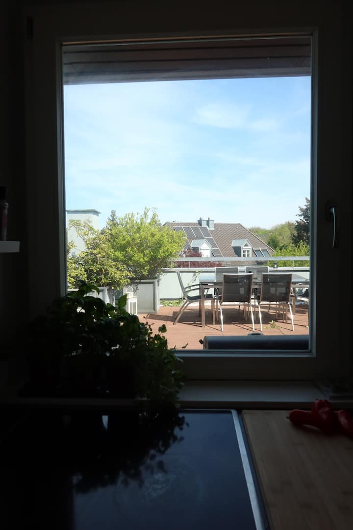 Penthouse & Grand Terrace In Nymphenburg - Munich