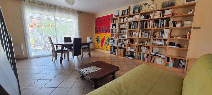 Maison Familiale 120 M², 8 Pers, Clim, Trampoline - Le Pouzin