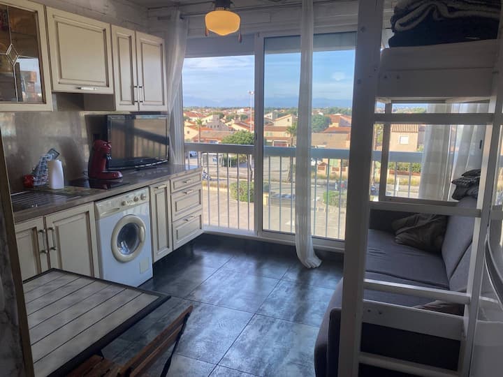 Studio Avec Vue Panoramique - 3 Pers. - Le Barcarès