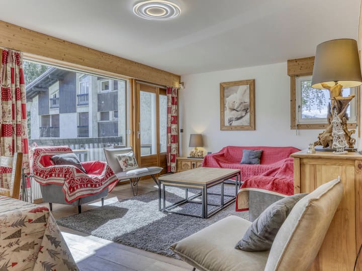 Appartement Spacieux, Vue Mont-blanc - 6 Pers. - Megève