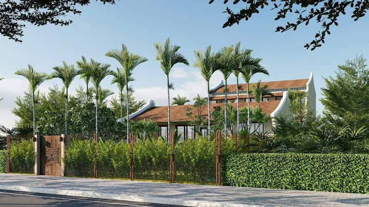 Private Luxurious 3br Rice Field View Garden Villa - 會安市