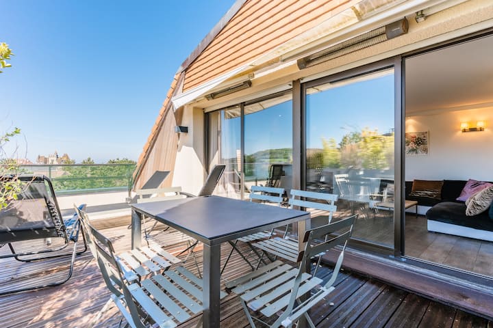 Le Belvédère · Penthouse, Vue Mer & Sunset - Villers-sur-Mer