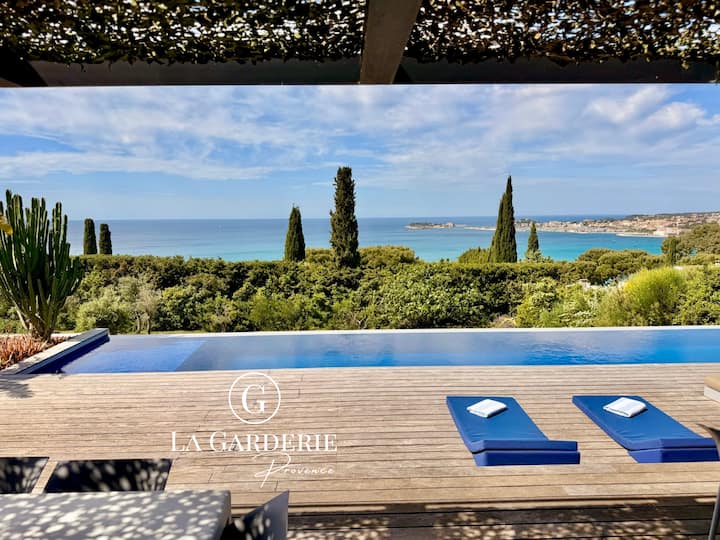 Villa Le Moustieret - Piscine Et Vue Mer - Sanary-sur-Mer