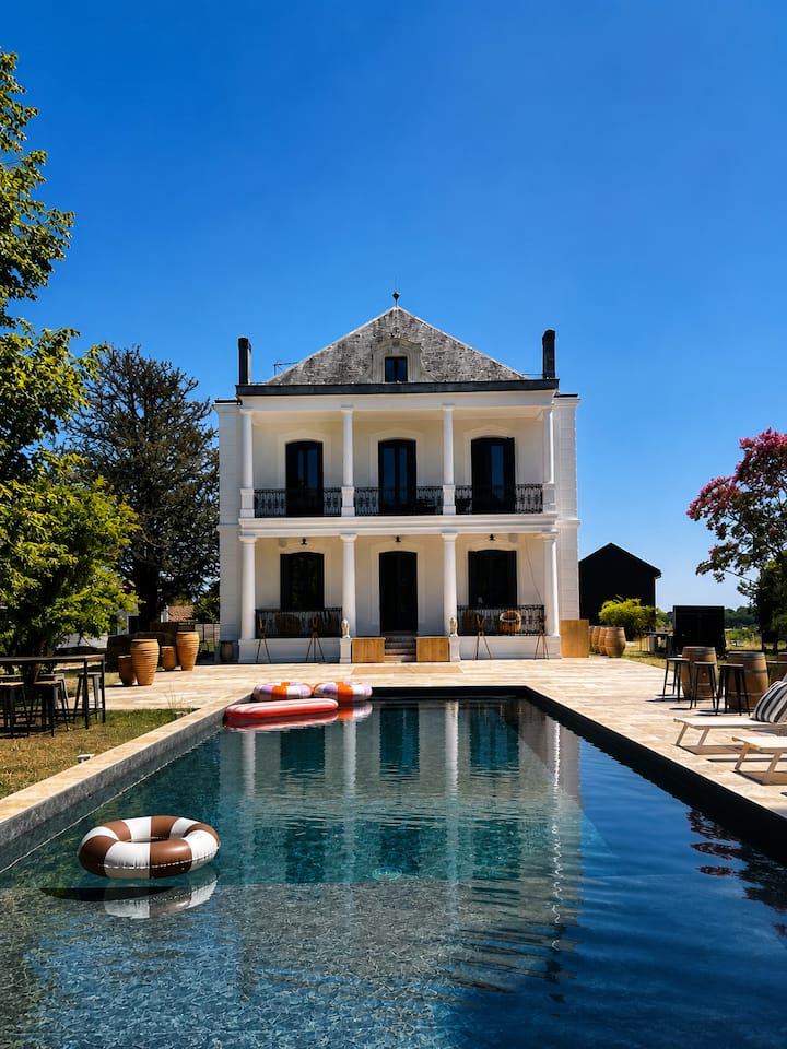 ÉLégante Villa Avec Piscine Près De Bordeaux - Aquitaine