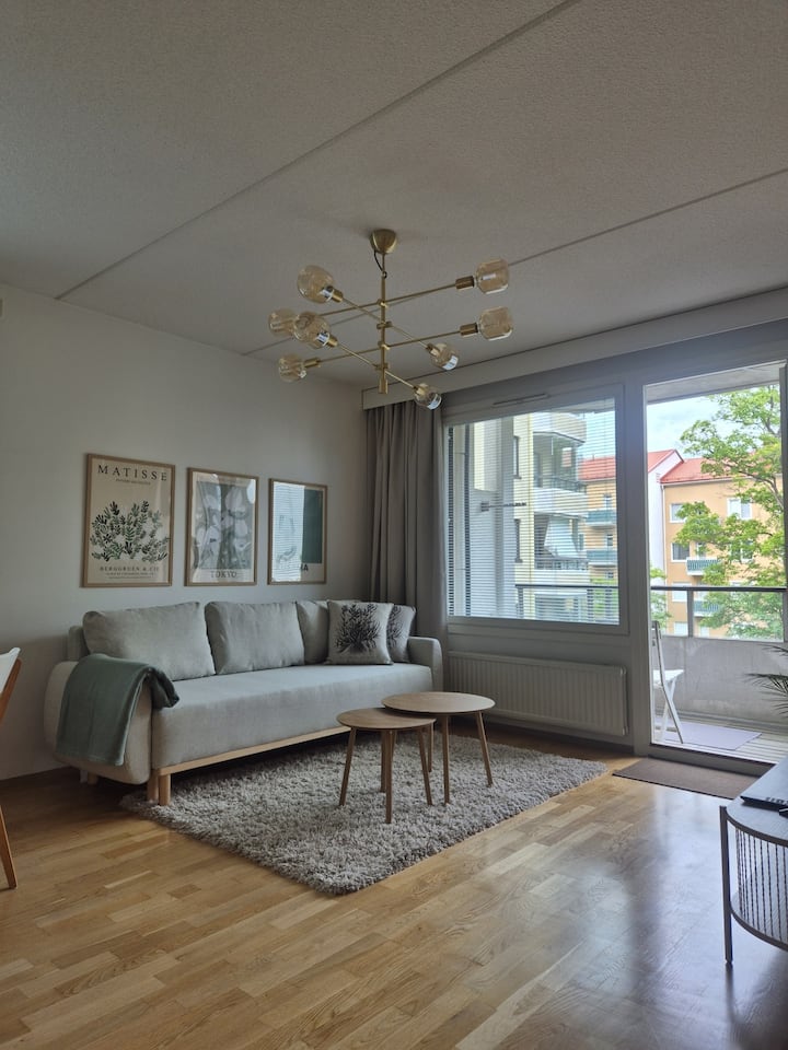 Stylish 1br Apartment | Private Sauna & Balcony - Tampere