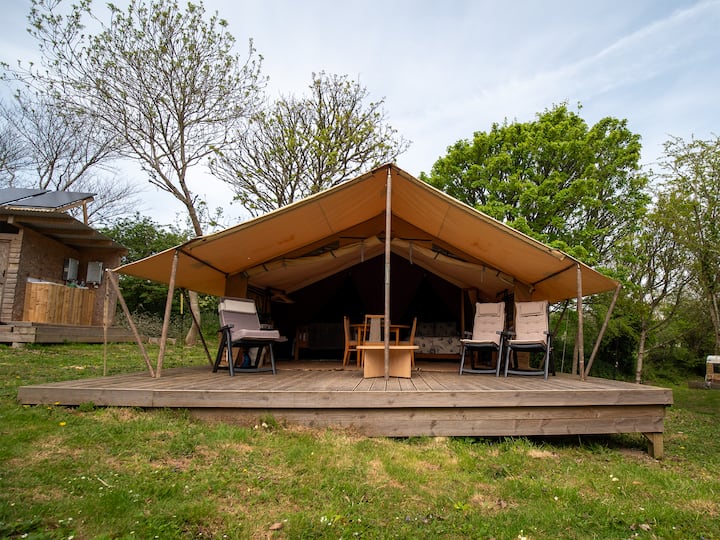 Chirps Is A Luxurious Safari Tent That Sleeps 4 - St Agnes