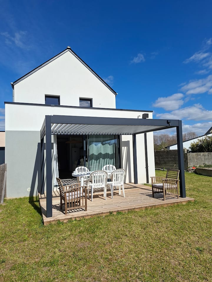 Ria D'etel, Maison Neuve 3 Chambres Avec Un Jardin - Plouhinec