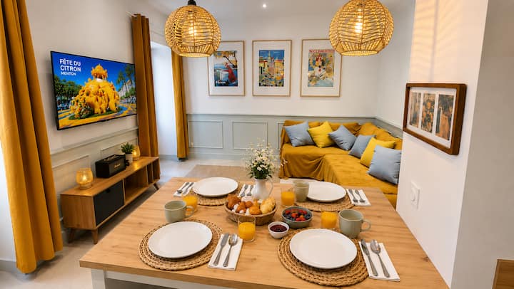 Entre Plages & Vieille Ville  Appartement Design - Plage Rondelli (Menton)