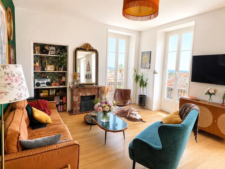 Appartement De Charme Avec Grand Extérieur - Nice
