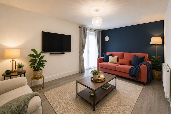 Modern 3br Reading Home | Ev Charger & Parking - Reading