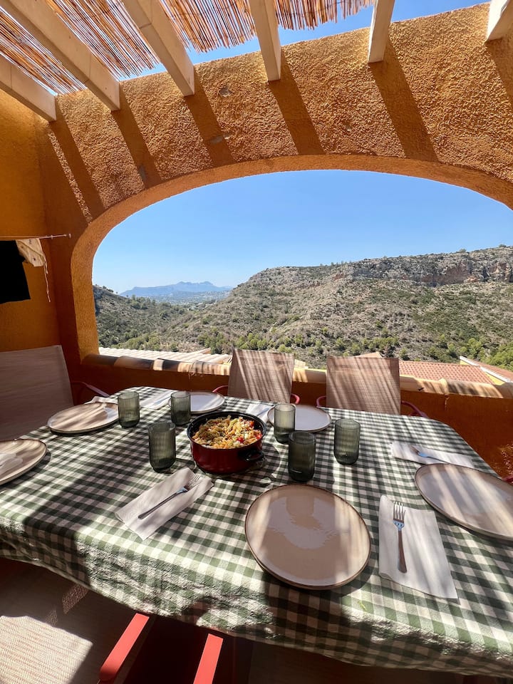 Casa Sol | Terraza Privada, Piscinas, Cala Moraig - Teulada