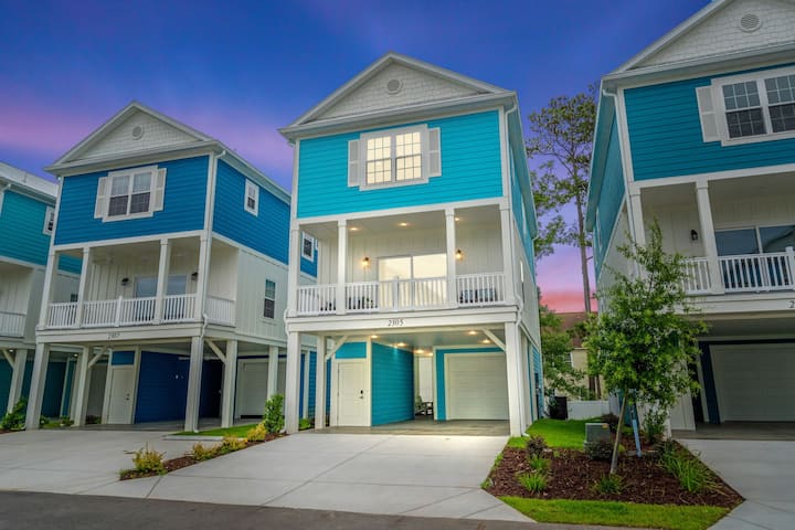 Coastal Chic Steps To Beach Pet Friendly - Myrtle Beach, SC