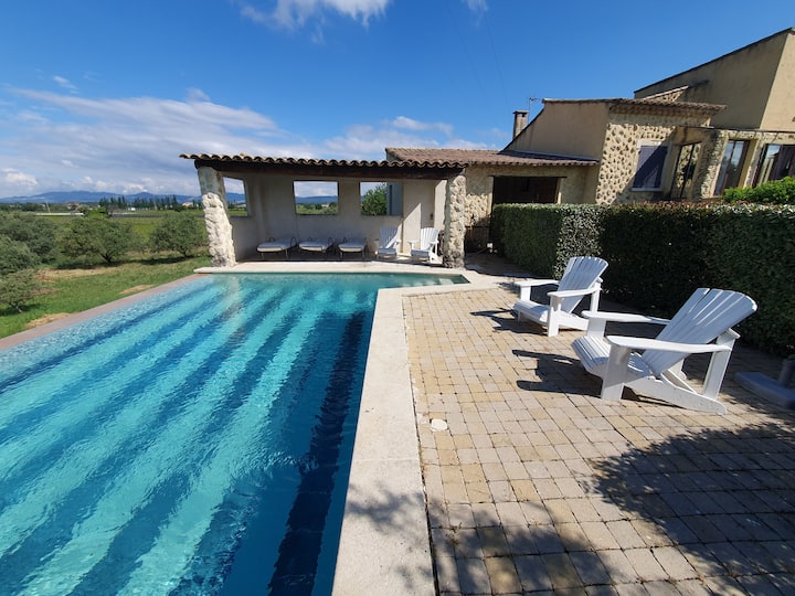 Villa Provençale Avec Piscine Au Cœur Des Oliviers - Mazan