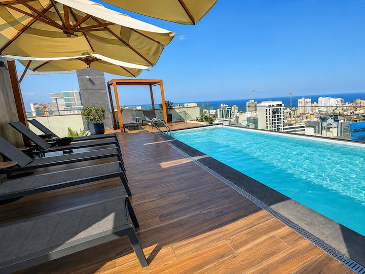 Departamento Moderno En Edificio Nuevo, Miraflores - Perú