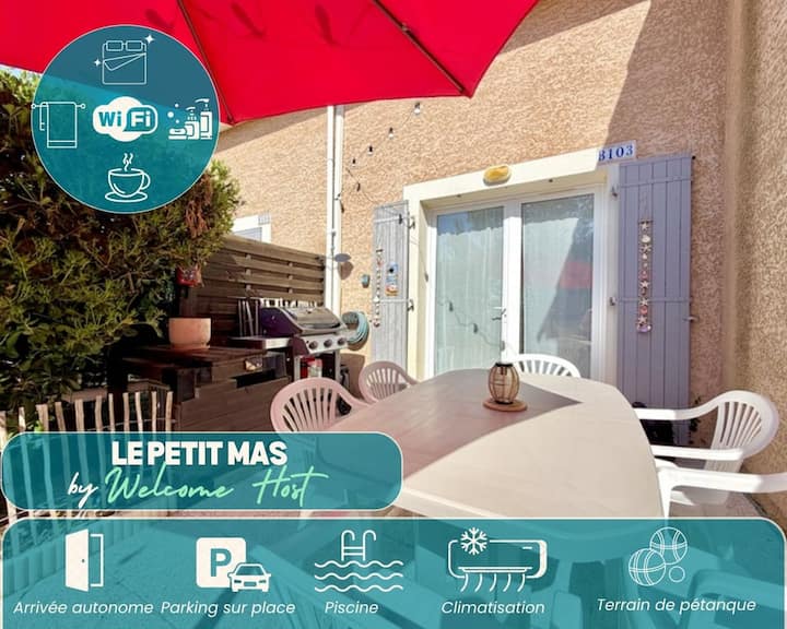Le Petit Mas, 5 Pers Piscine à Calvisson - Calvisson