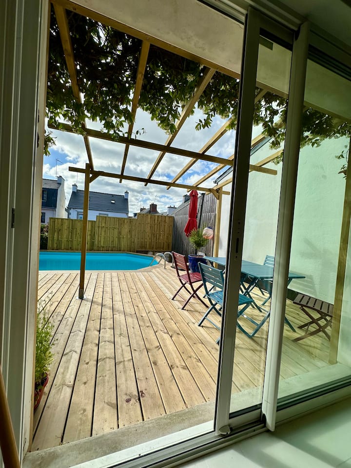 Maison De Pêcheur *Piscine Privée *300 M De La Mer - Concarneau
