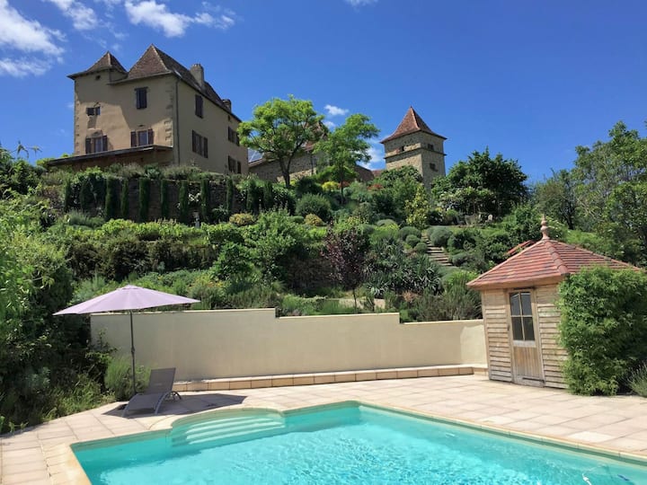 Chambre D'hôtes Avec Piscine, Cuisine Et Petit Déj - Figeac