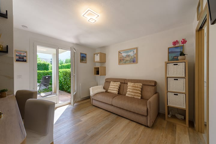 L'olivier Du Lac - Bel Appt Pour 3 Avec Terrasse - Annecy
